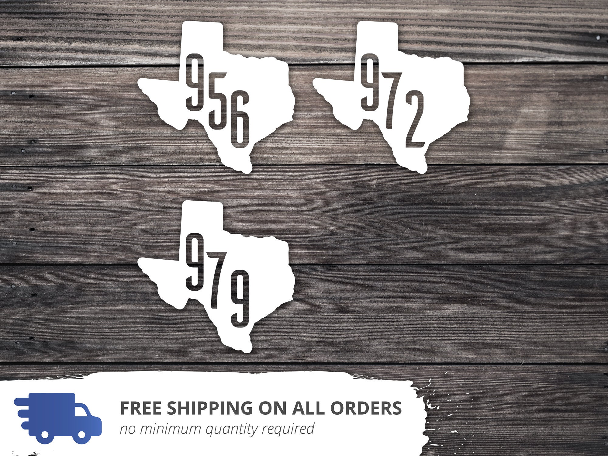 Texas State Decal / Texas State Sticker / Texas Area Code Car Decal ...