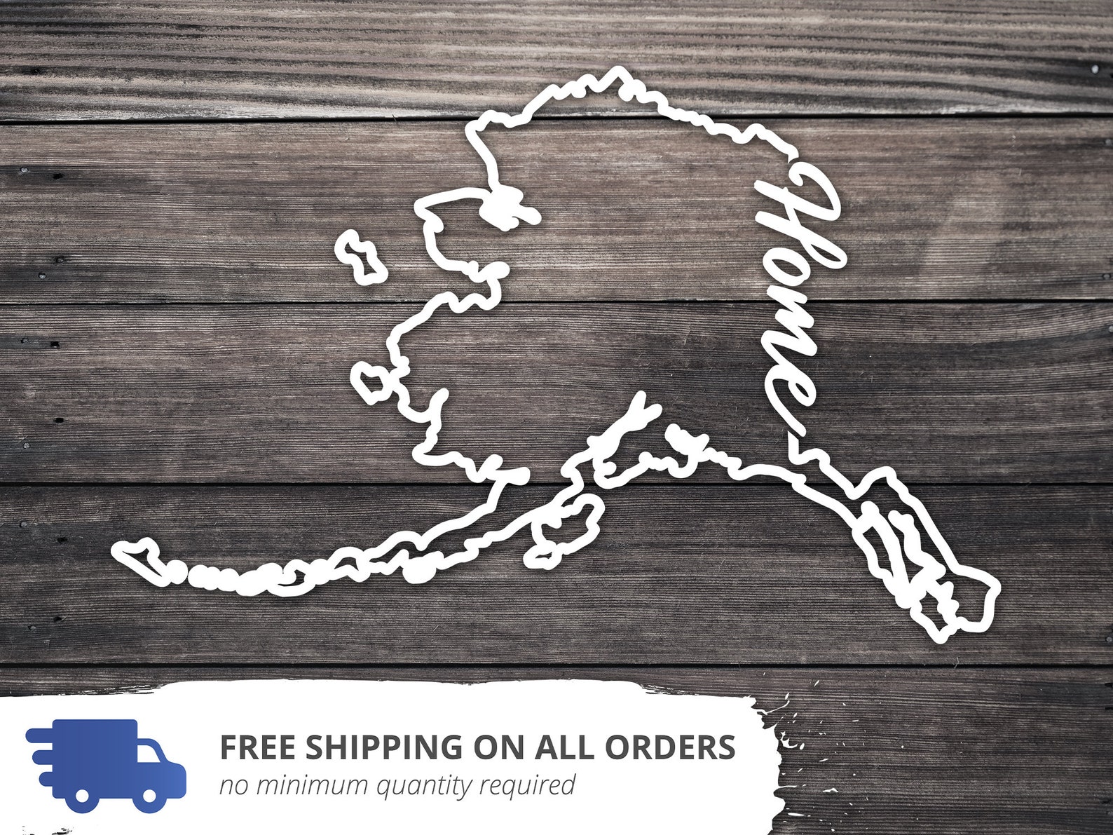 Alaska Home Decal / Alaska Decal / Alaska State Sticker / - Etsy