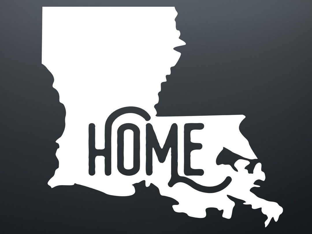 Louisiana Car Decal / Louisiana Home State Decal Sticker / Louisiana ...