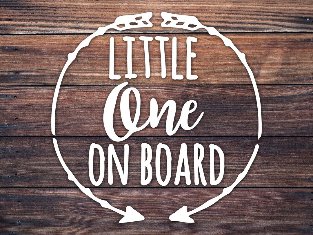 Baby on Board Decal - Little One on Board Car Decal / New Mom Safety ...