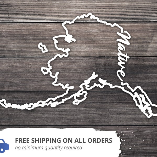 Alaska Car Decal - Etsy