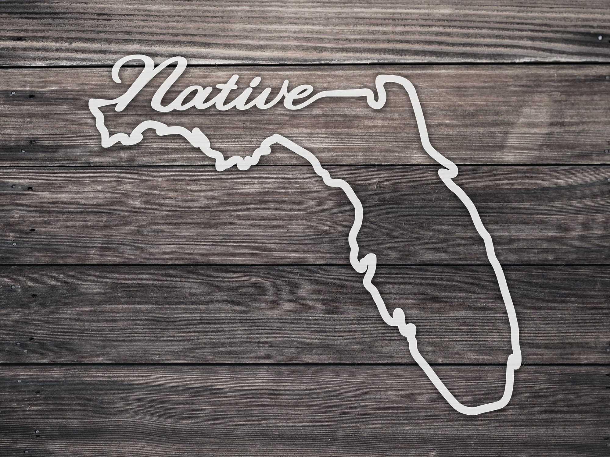 Florida Home Decal / Florida Native Car Decal / Floridian Home Decal ...