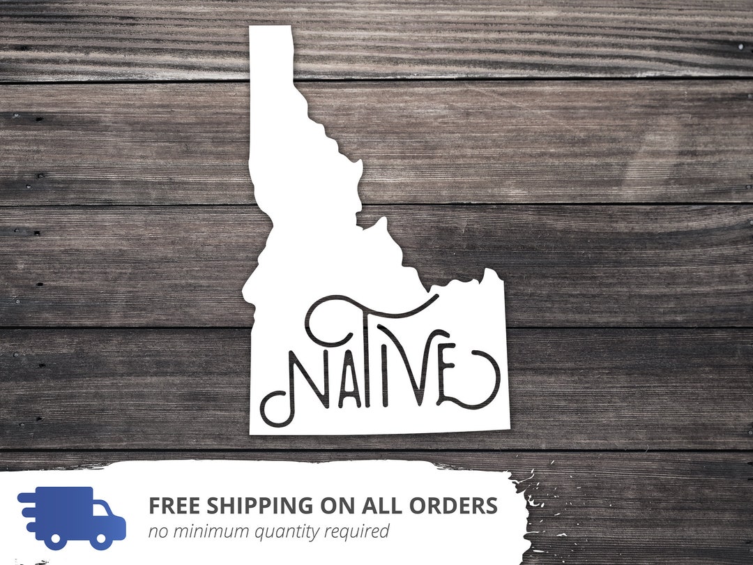Idaho State Decal / Idaho State Sticker / Idaho Native / Idaho Hometown ...