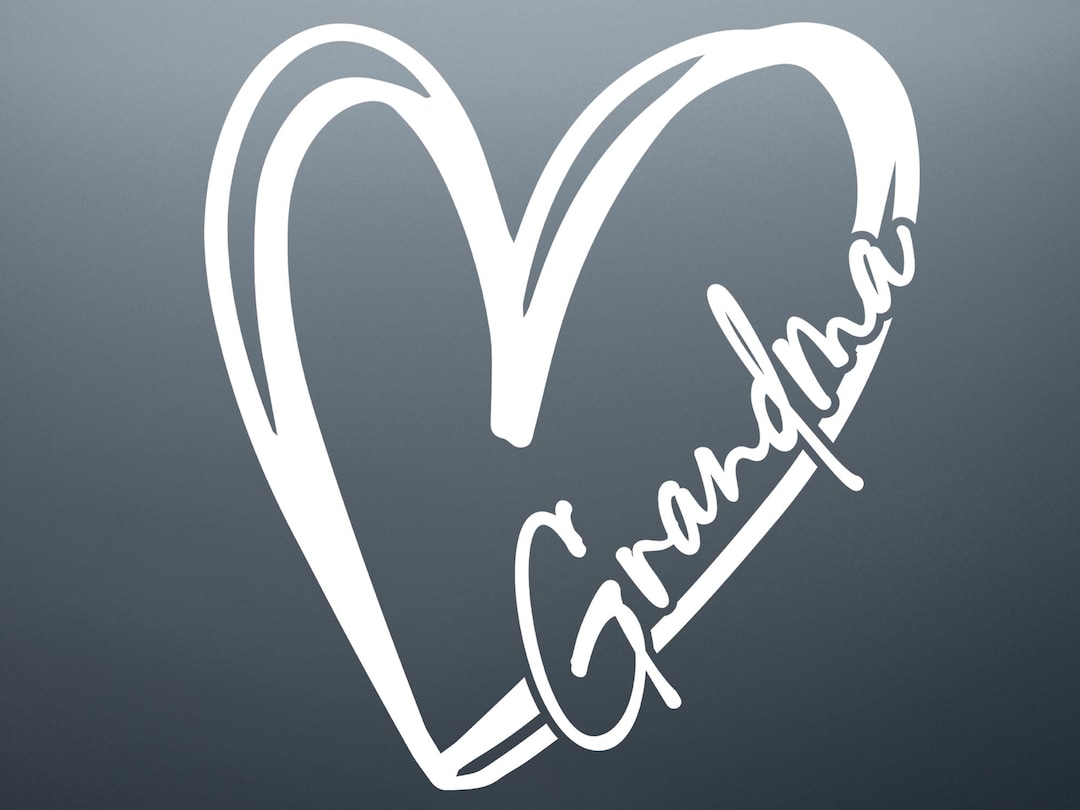 Grandma Decal / Grandma Sticker / Gigi Car Decal / Granny Car Sticker ...
