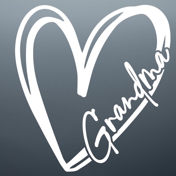 Personalized Grandma Car Decal - Etsy