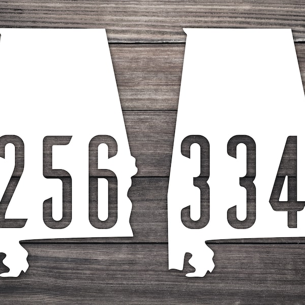 256 Area Code - Etsy