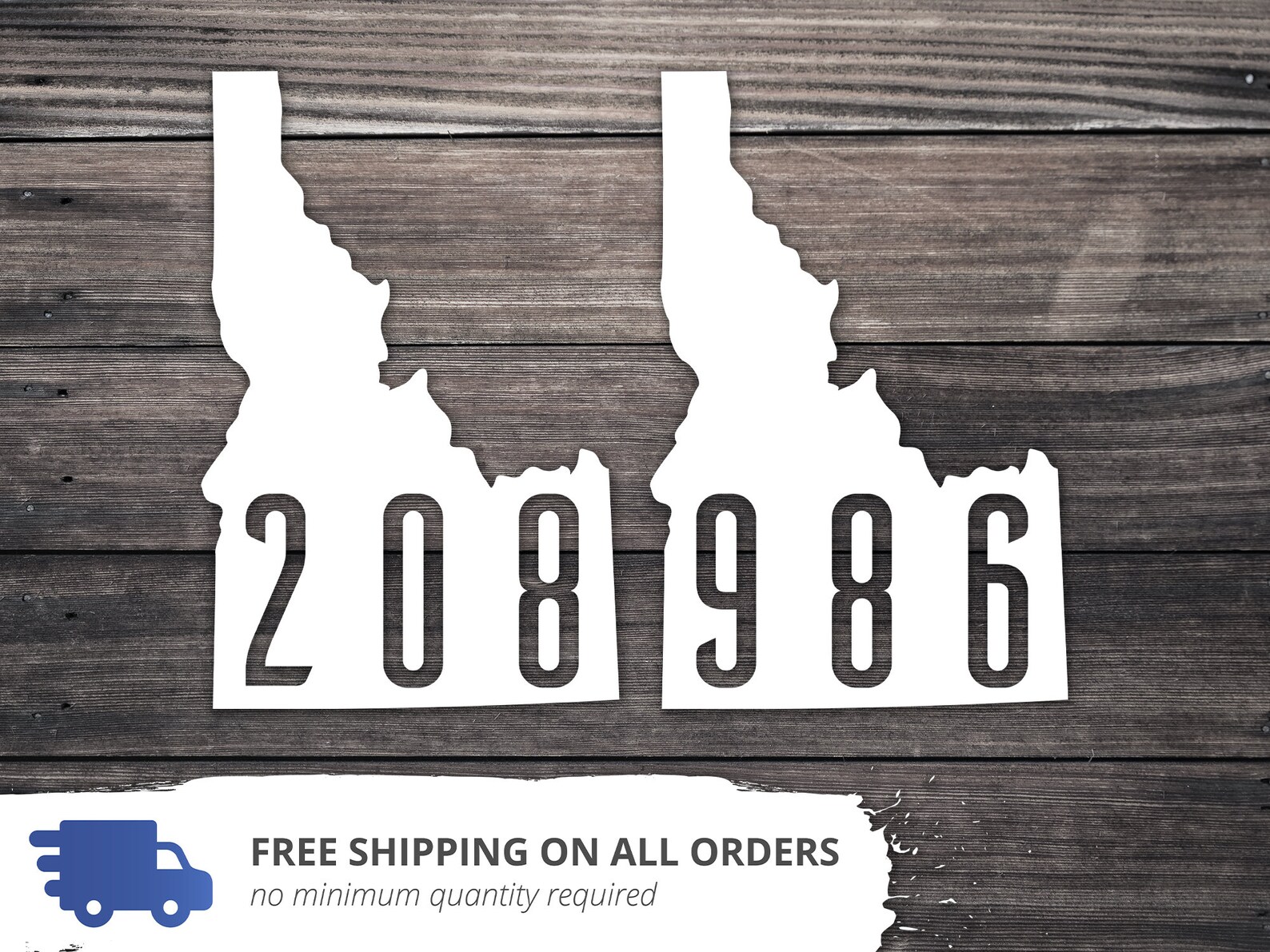 Idaho State Decal / Idaho Area Code Sticker Decal / Idaho - Etsy