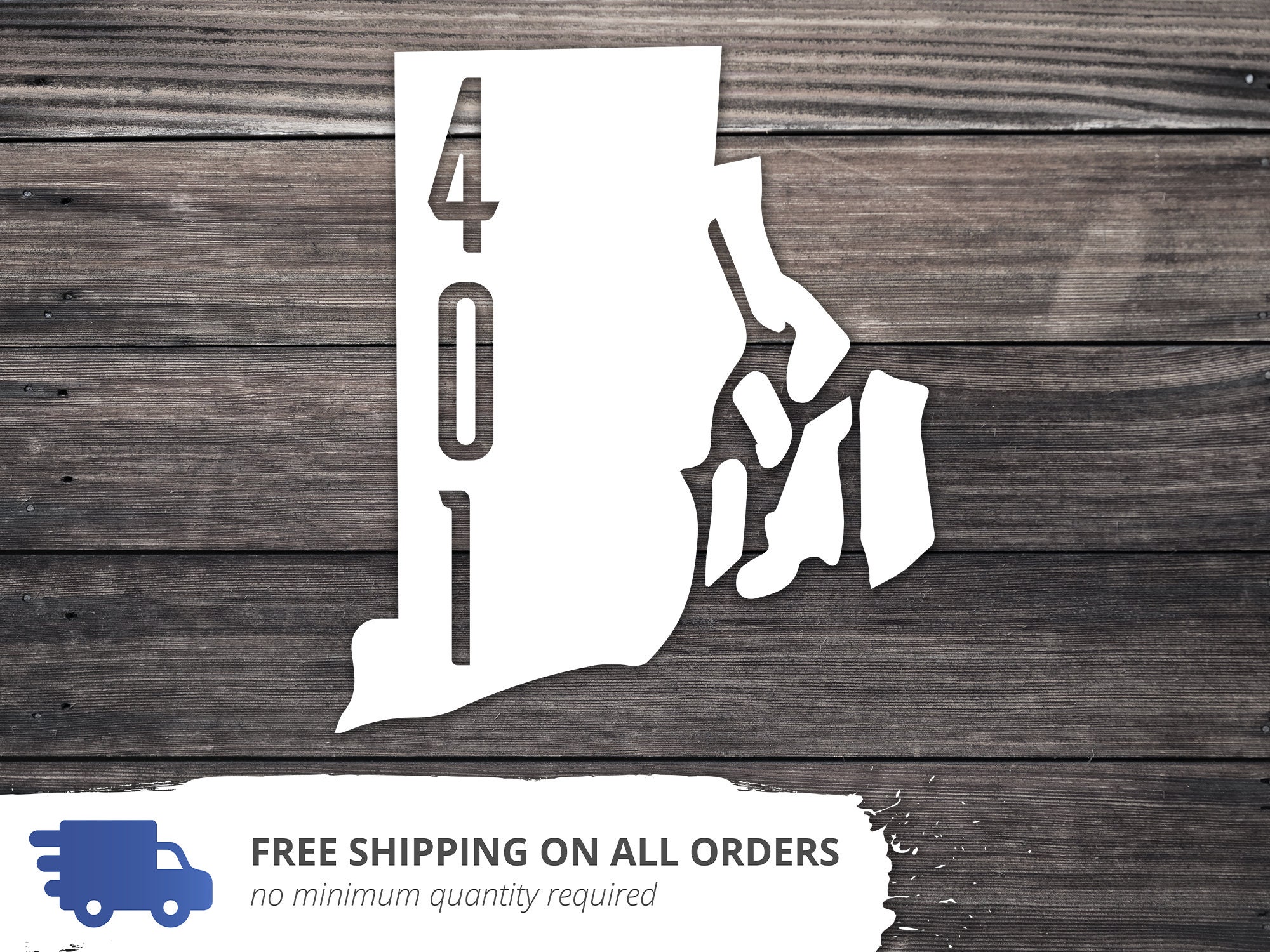 Rhode Island State Area Code Decal 401 / Providence Rhode - Etsy