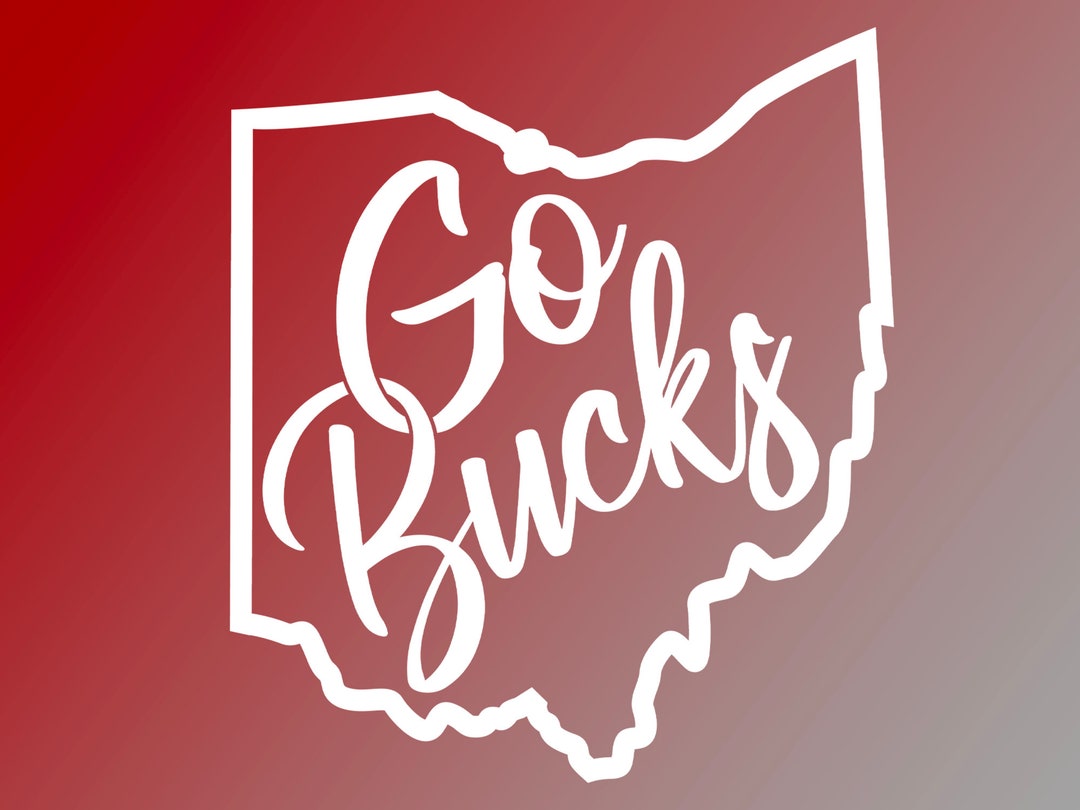 Football Fan Decal - Ohio Pride Tailgate Decor - Go Bucks Vinyl Decal ...