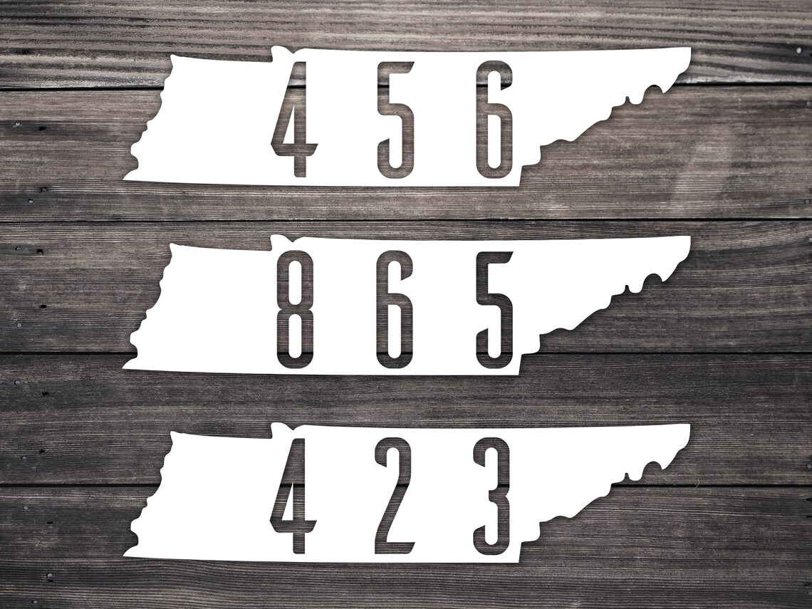 Tennessee State Decal / Tennessee State Sticker / Tennessee - Etsy