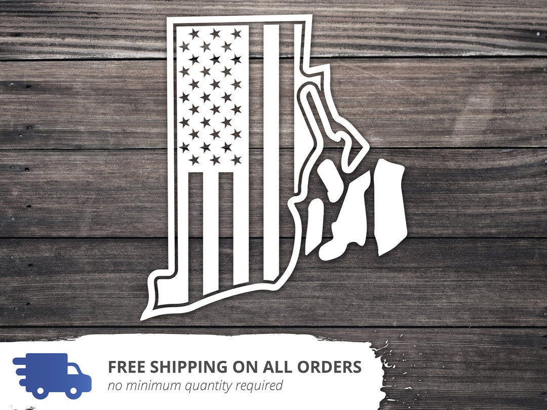 Rhode Island State Decal / Rhode Island Sticker / Rhode Island Decal ...