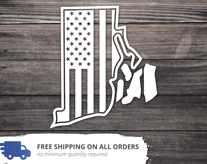 Rhode Island State Decal / Rhode Island Sticker / Rhode Island Decal ...