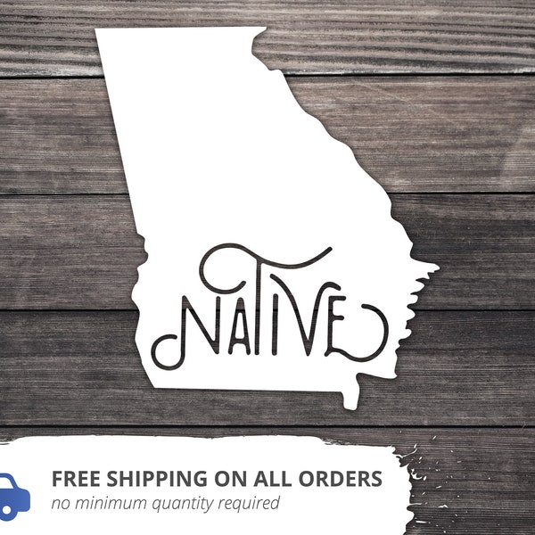 Georgia Vinyl Decal - Etsy