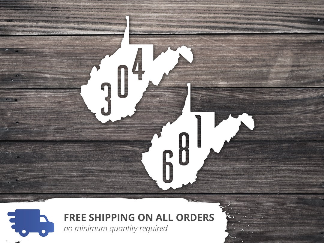West Virginia State Decal / West Virginia State Sticker / Mountain ...