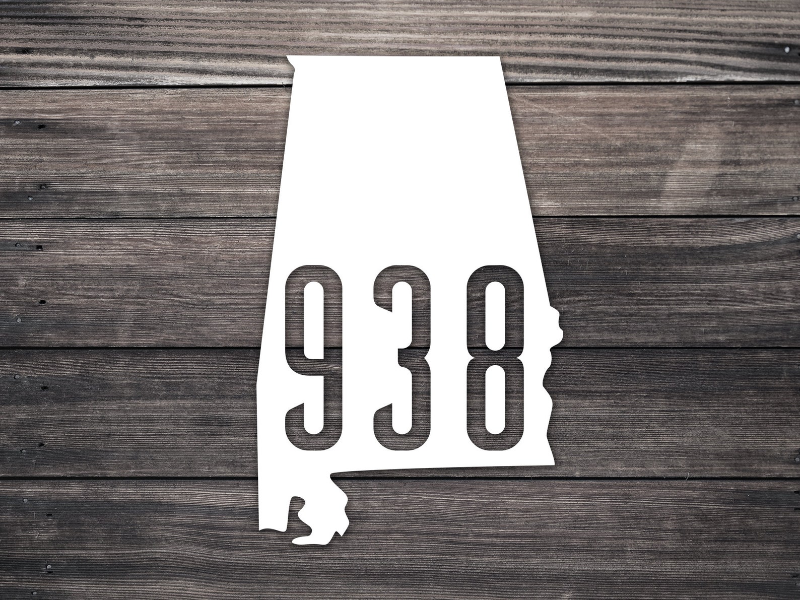 Alabama State Area Code Decal / Montgomery 334 / Birmingham 205 ...