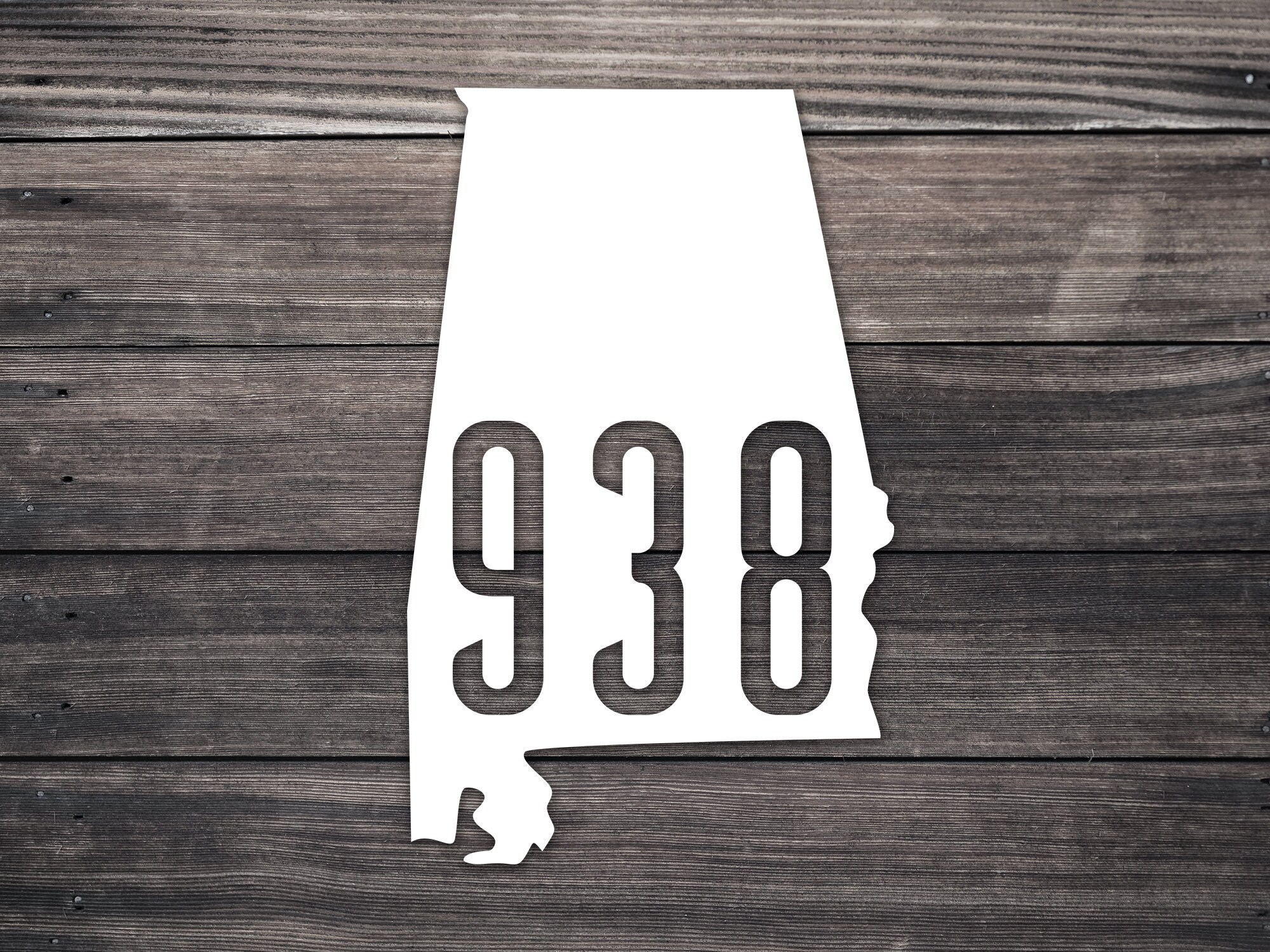 Alabama State Area Code Decal / Montgomery 334 / Birmingham 205 ...
