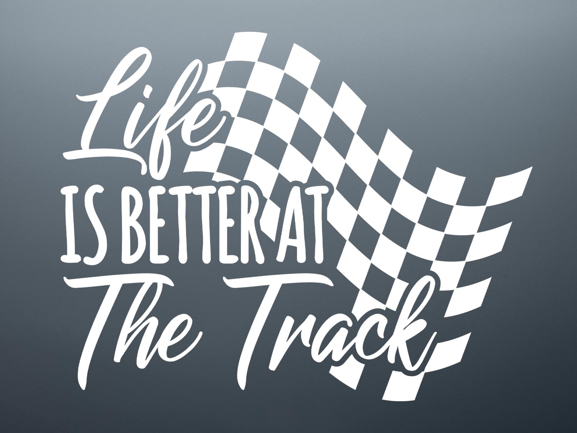 Drag Racing Decal Car Cup Vinyl Decal / Track Life Sticker / - Etsy