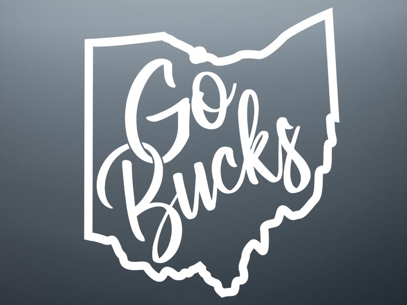 Go Bucks Vinyl Decal / OSU Ohio State Buckeye Decal for Car - Etsy