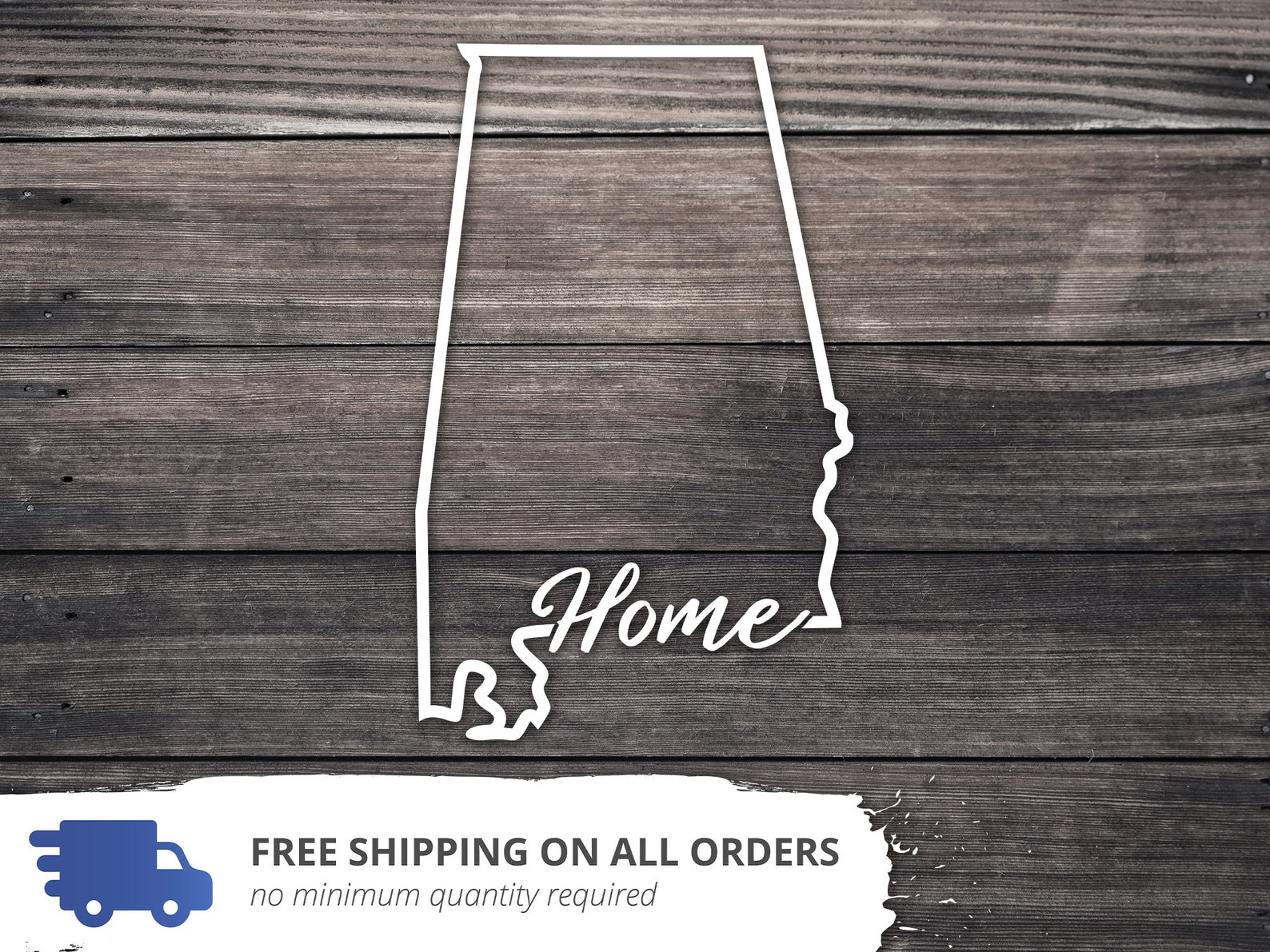Alabama Home Decal / Alabama State Decal / Alabama State - Etsy