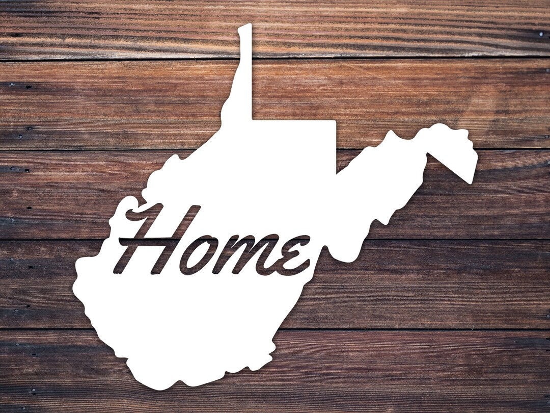 Home West Virginia Decal - WV Home / WV State Decal / Yeti State Decal ...