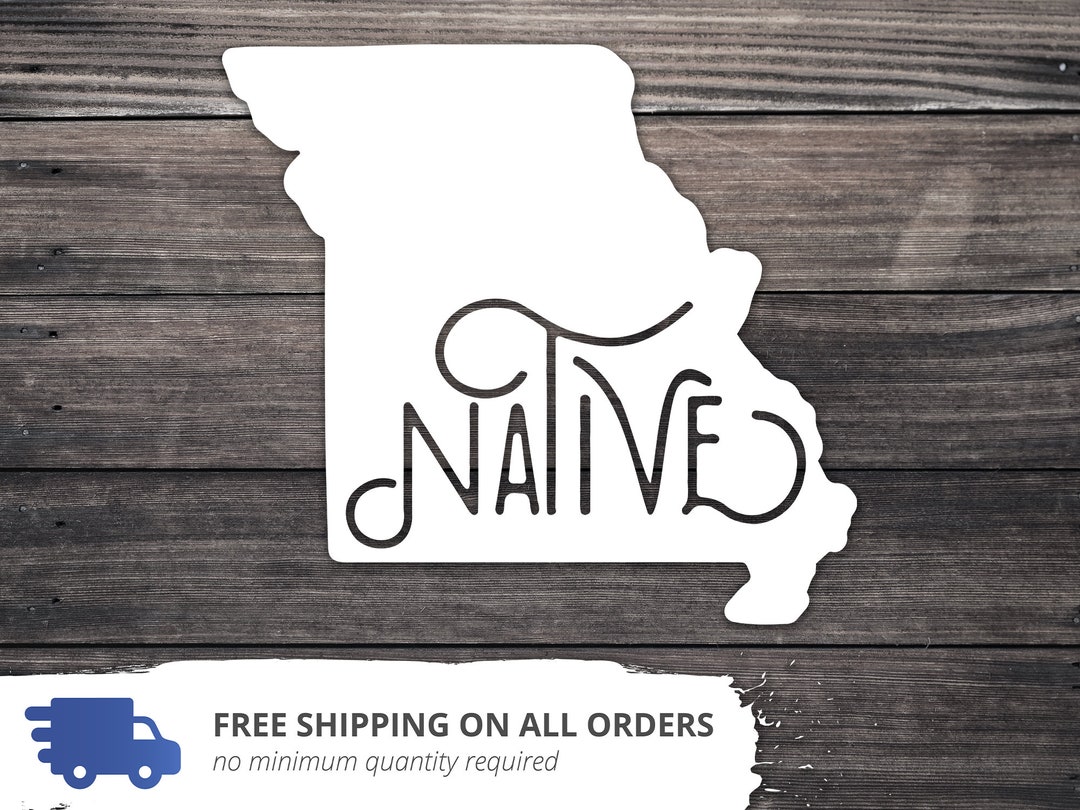 Missouri State Decal / Missouri State Sticker / Missouri Native ...