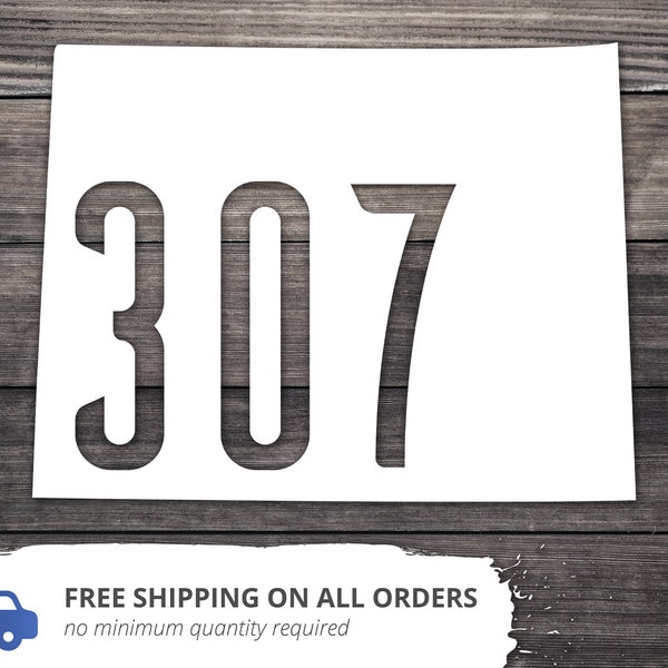 Wyoming 307 Decal - Etsy
