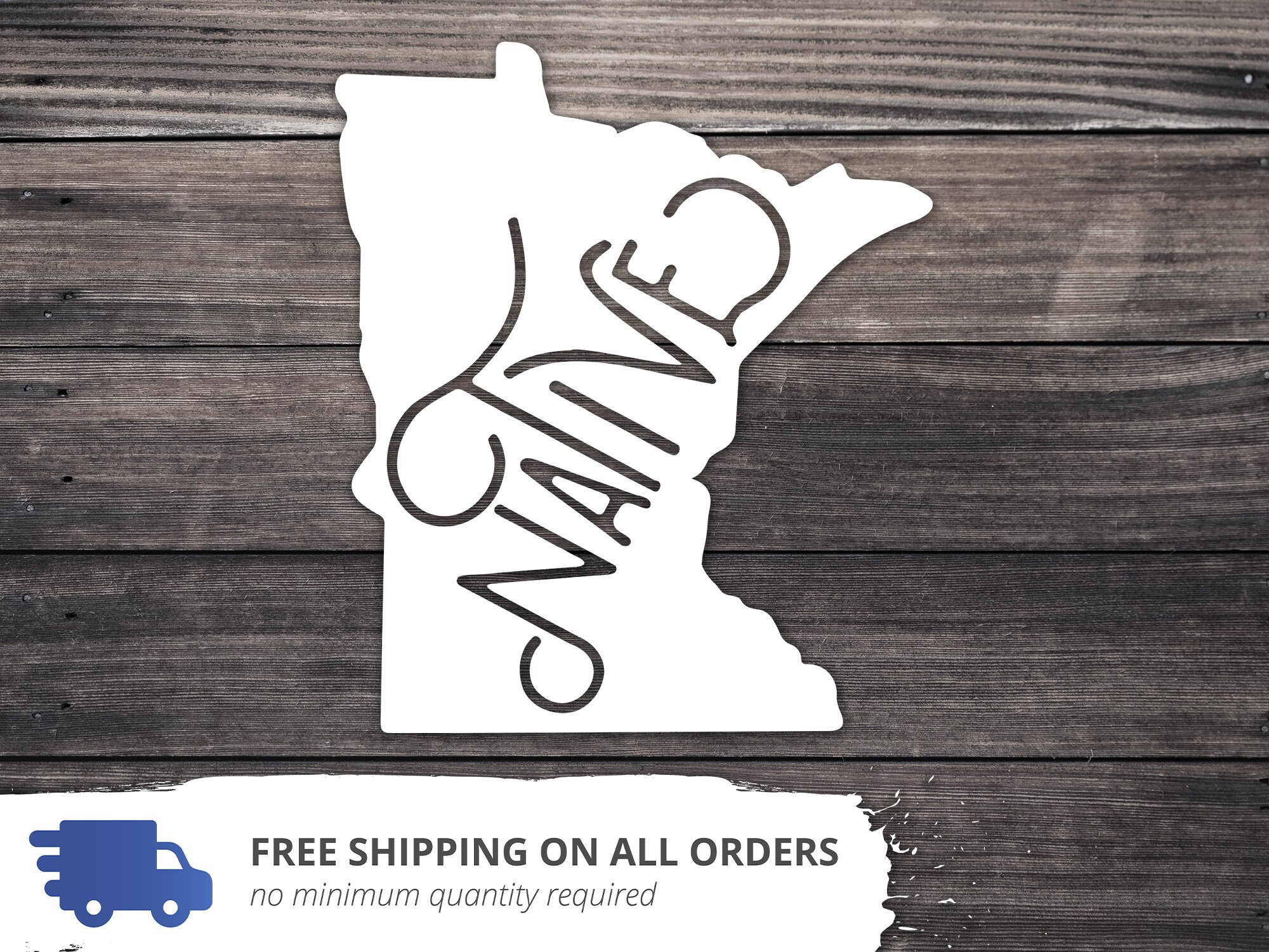 Minnesota State Decal / Minnesota State Sticker / Minnesota | Etsy