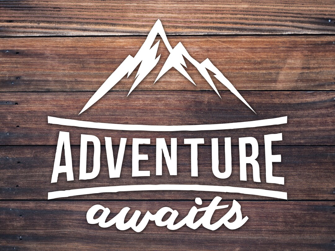 Adventure Awaits Decal / Adventure Time Decal / Adventure Sticker ...