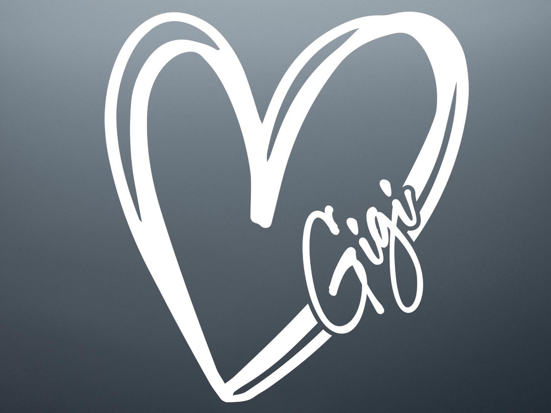 Gigi Decal / Gigi Sticker / Grandma Car Decal / Grandma Car Sticker ...