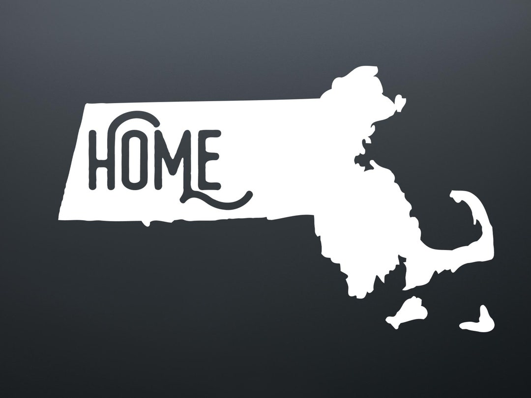 Massachusetts Sticker / Massachusetts Car Decal Sticker / Massachusetts ...