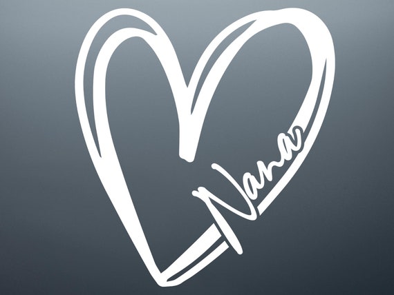 Nana Decal / Nana Sticker / Grandma Car Decal / Granny Car - Etsy