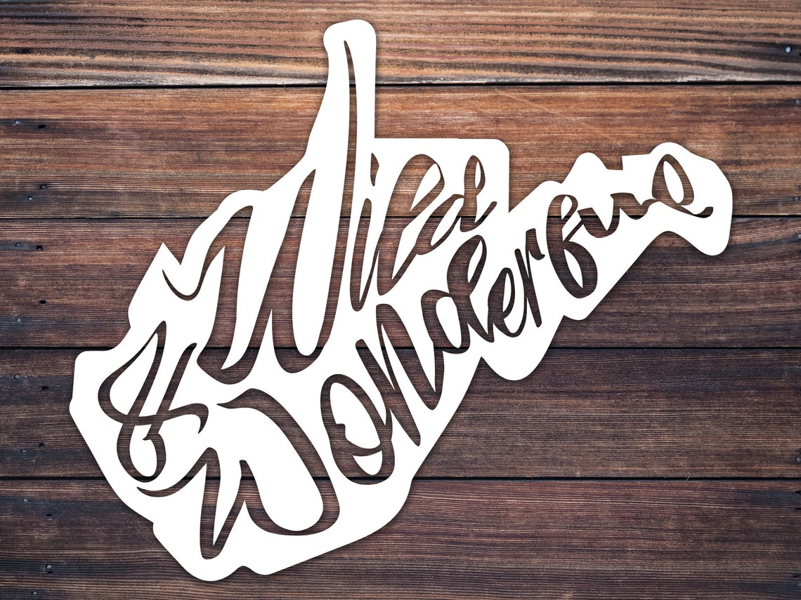 Wild and Wonderful West Virginia Decal / WV State Decal / Yeti - Etsy