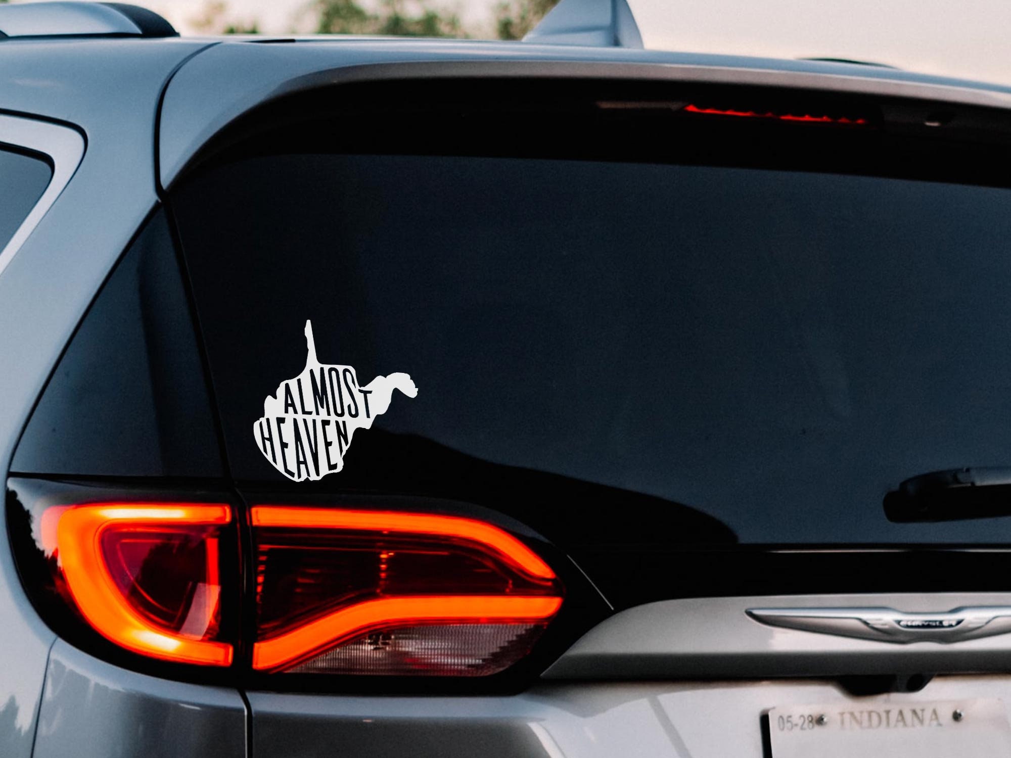 West Virginia State Decal / Almost Heaven Decal / WV State Decal / Wild ...