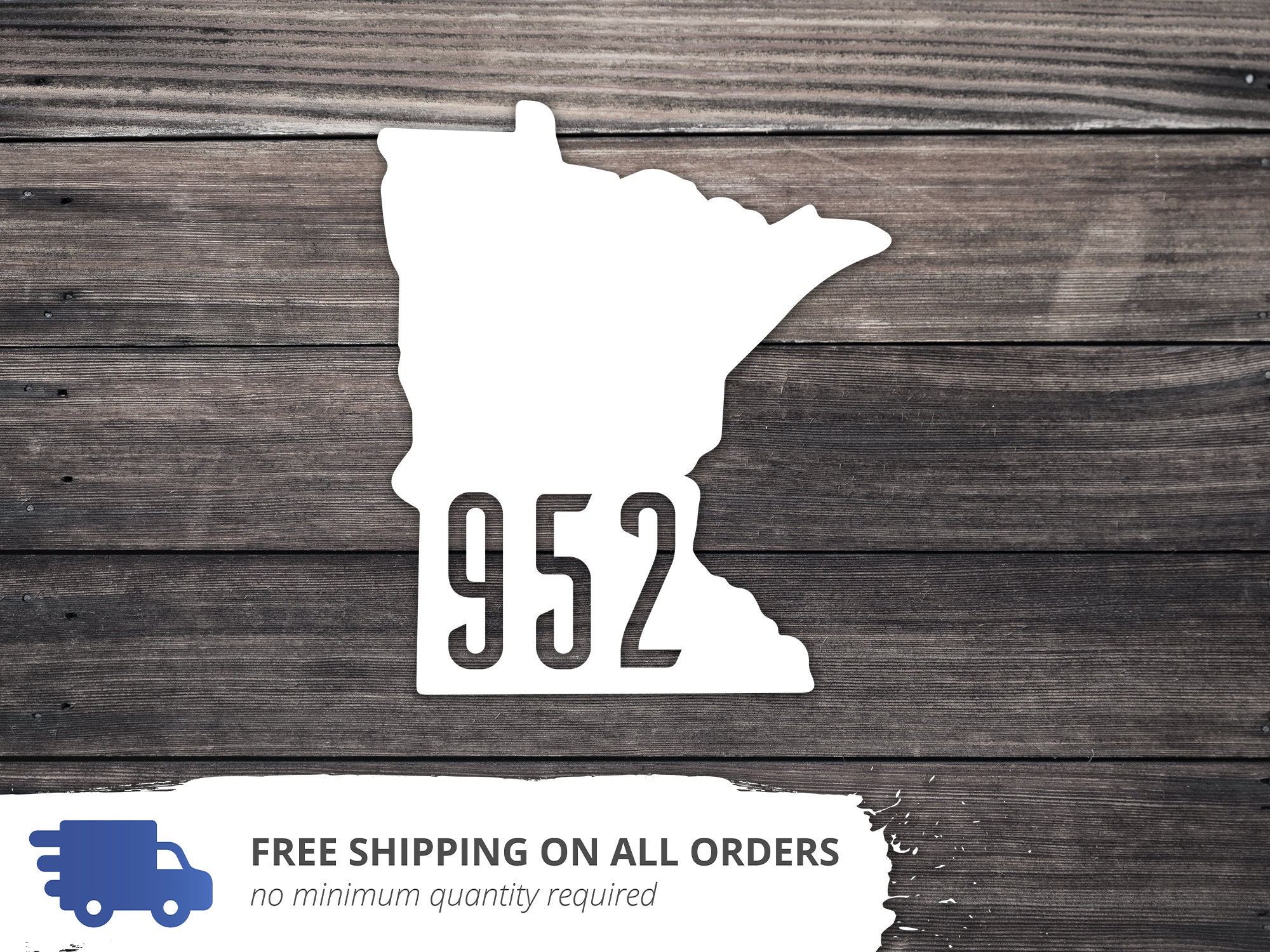 Minnesota State Decal / Minnesota Area Code Car Decal / - Etsy