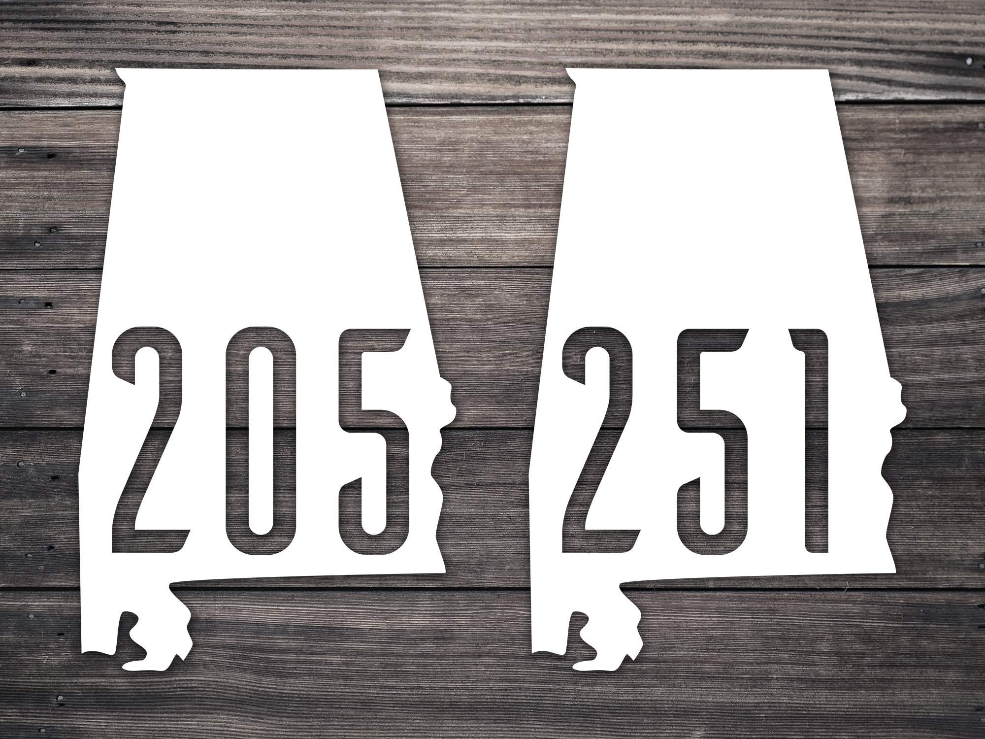 Alabama State Area Code Decal / Montgomery 334 / Birmingham - Etsy