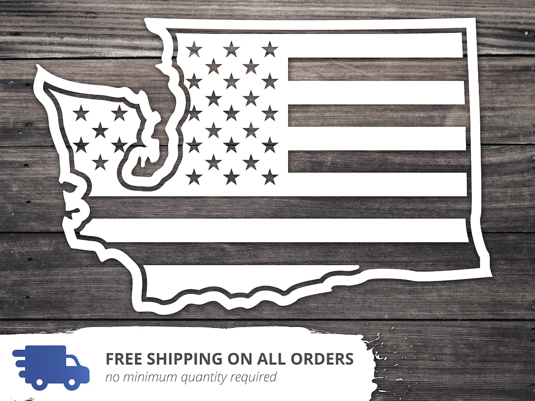 Washington State Decal / Washington Decal / Washington Sticker ...