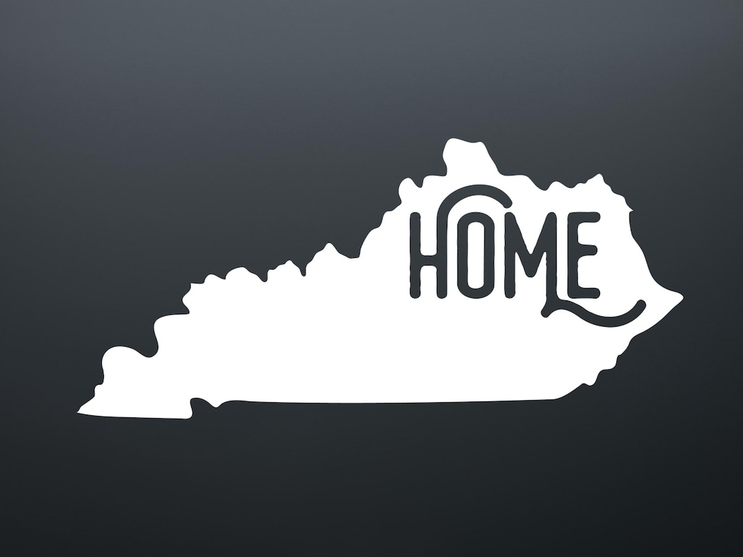 Kentucky Sticker / Kentucky Car Decal / Home State Vinyl Sticker ...
