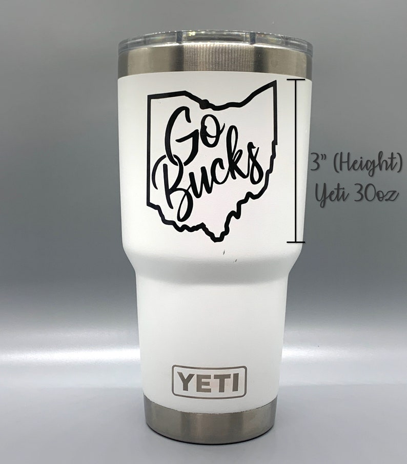 Go Bucks Vinyl Decal / OSU Ohio State Buckeye Decal for Car | Etsy