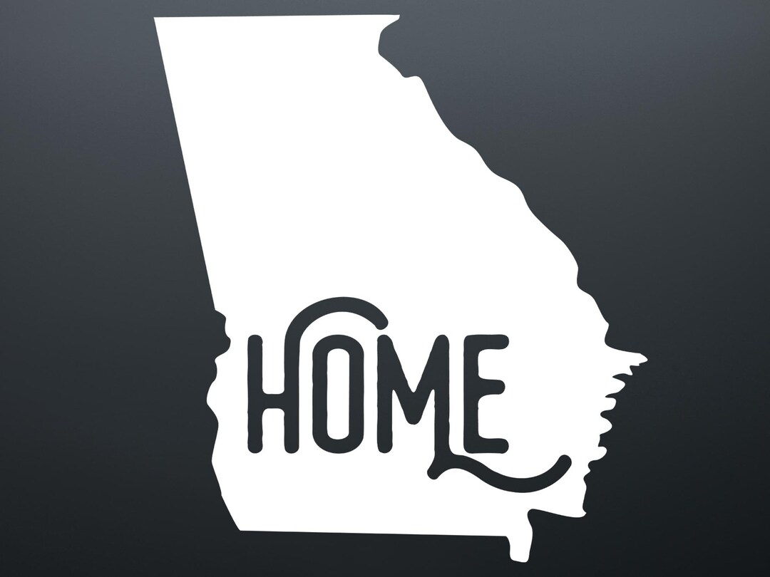 Georgia Car Decal / Georgia Home State Decal Sticker / Georgia Home ...
