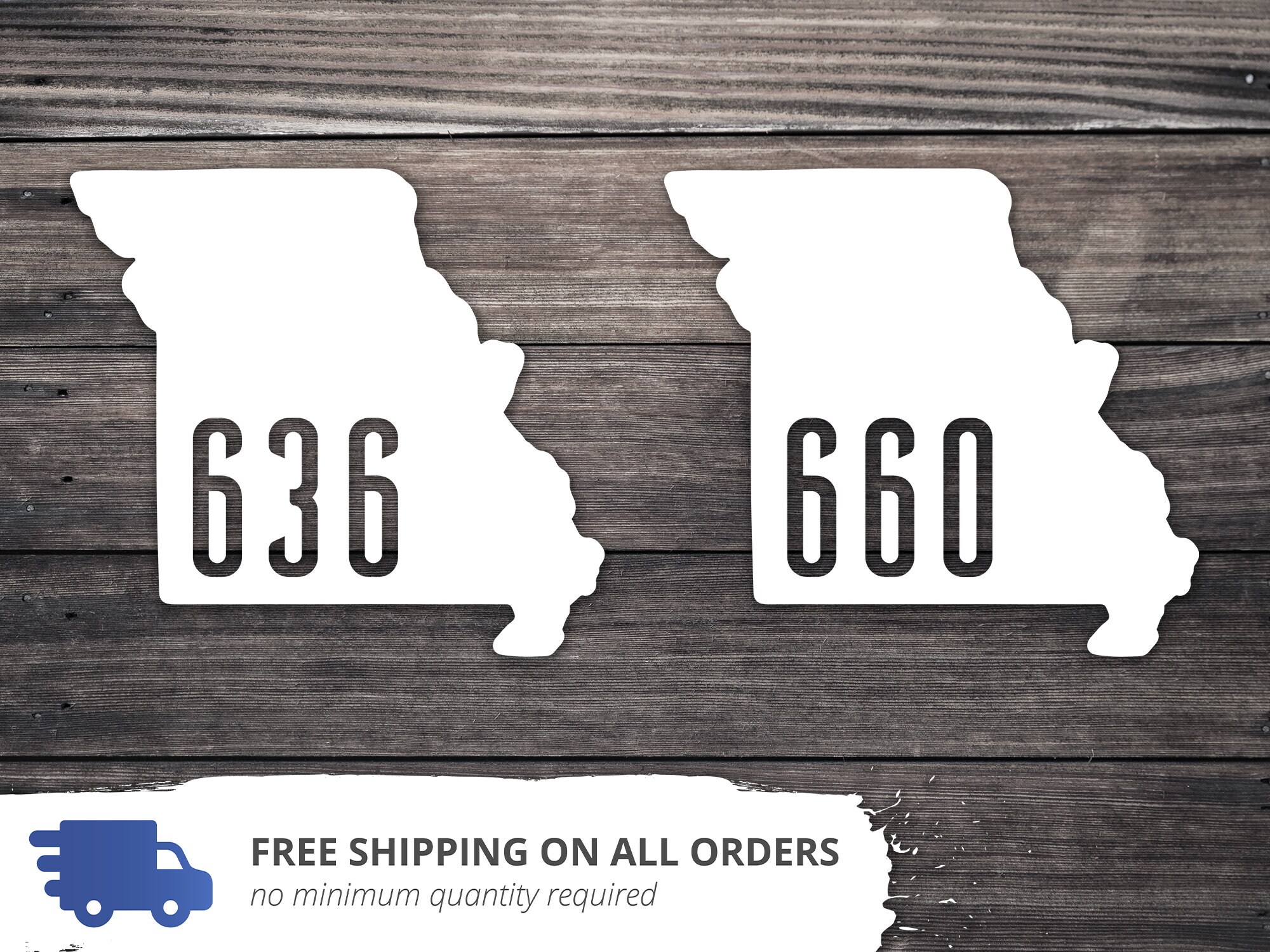 Missouri State Decal / Missouri Area Code Car Decal / Missouri - Etsy