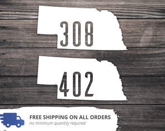 Nebraska Sticker Nebraska Decal Multiple Sizes Bumper - Etsy