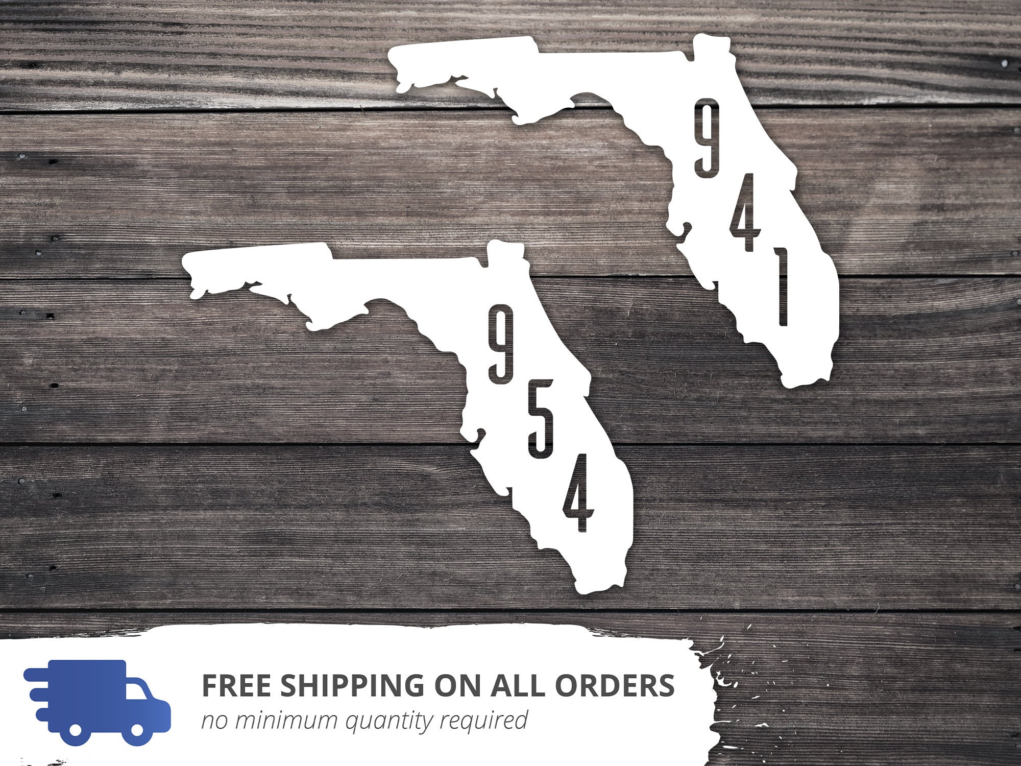 Florida State Decal / Area Code Decal / Florida Home State - Etsy