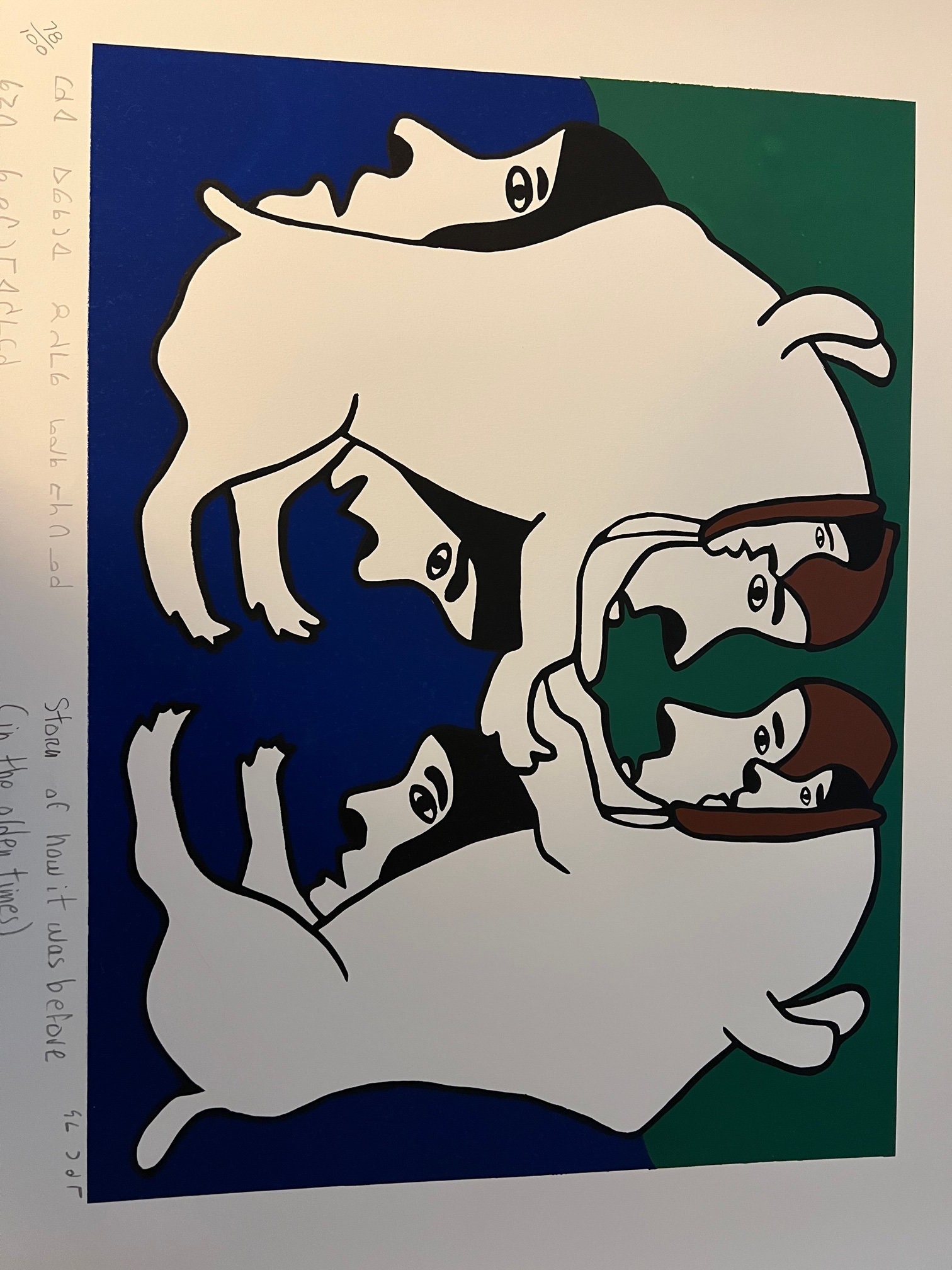 Simon Tookoome Numbered Serigraph 1991 story of How It Was Before in ...