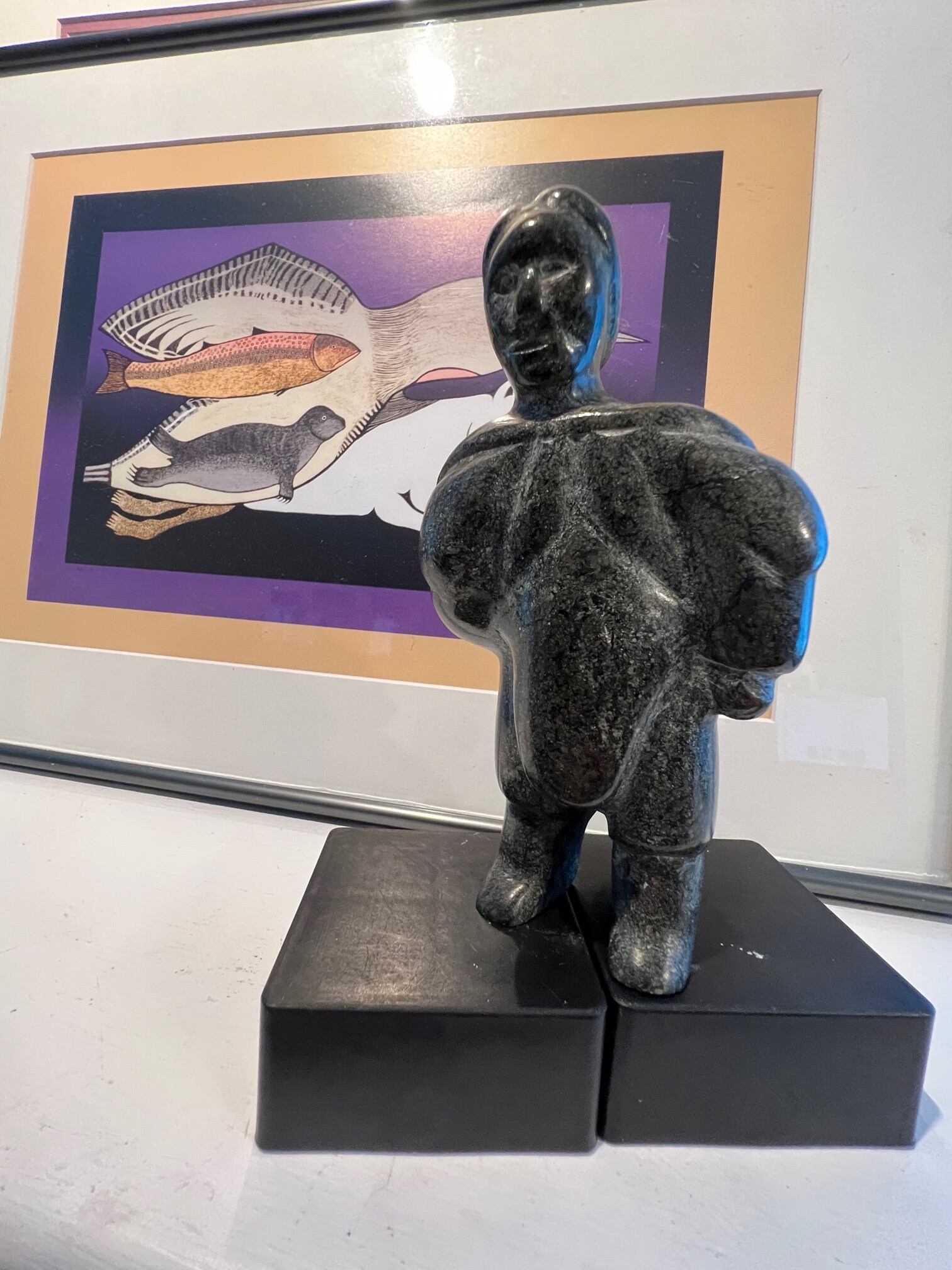 Mother and Child in Billowing Amauti Vintage Inuit Stone - Etsy