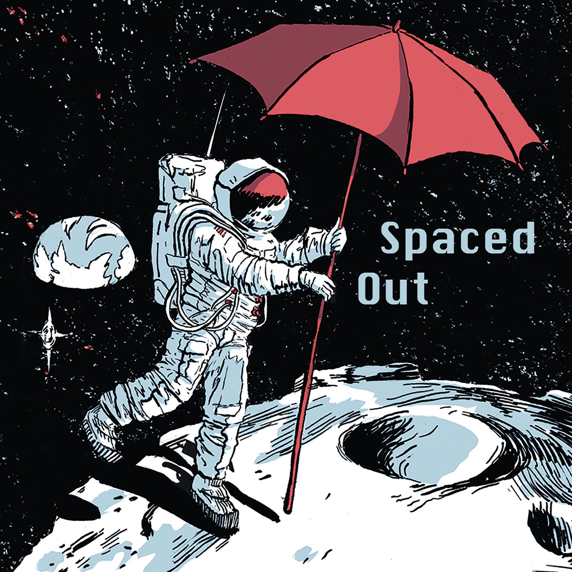 Spaced Out Sticker 3x3 Solar System Astronaut Christmas Gift - Etsy