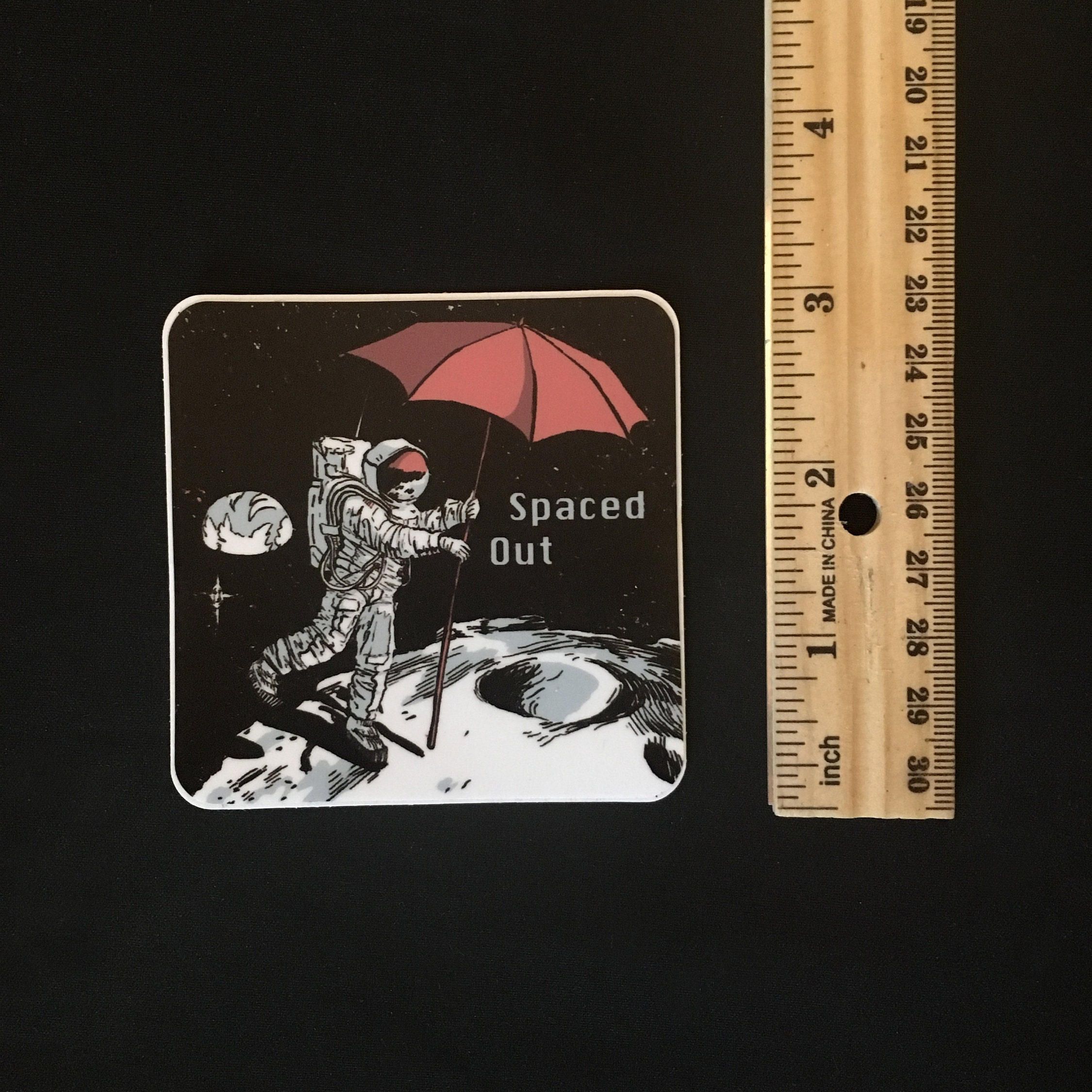 Spaced Out Sticker 3x3 Solar System Astronaut Christmas Gift - Etsy