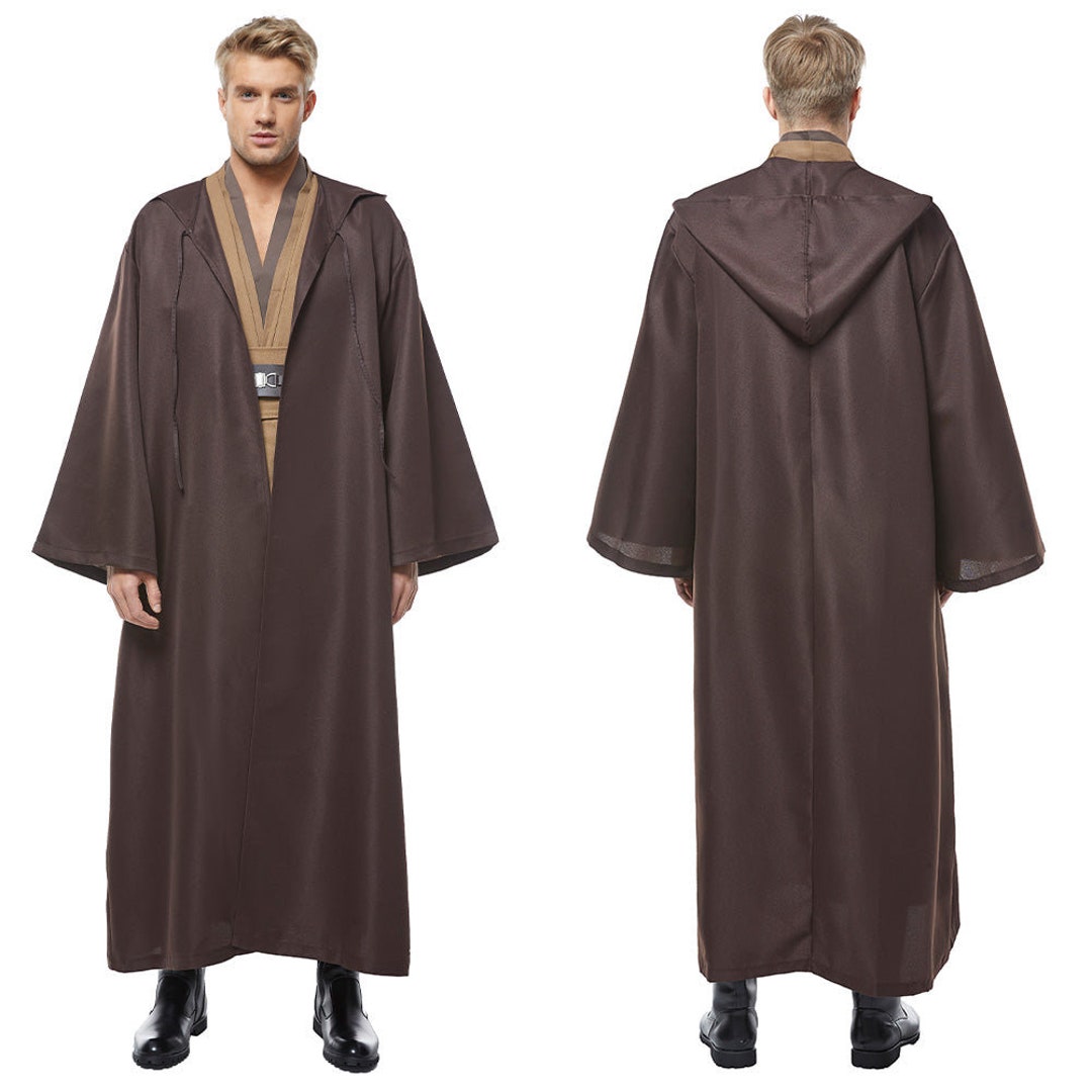 Kenobi Jedi TUNIC Cosplay Costume Brown Version Adult - Etsy
