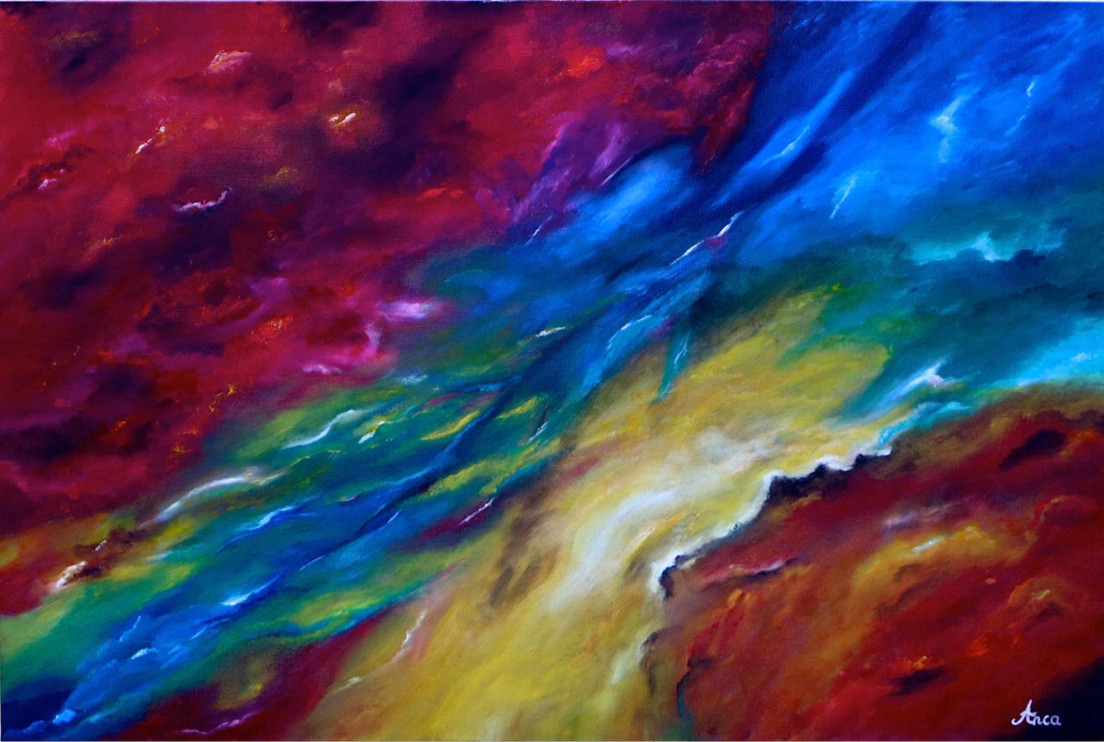 Abstract Oil Painting Abstract Modern Canvas,handmade Painting,canvas ...