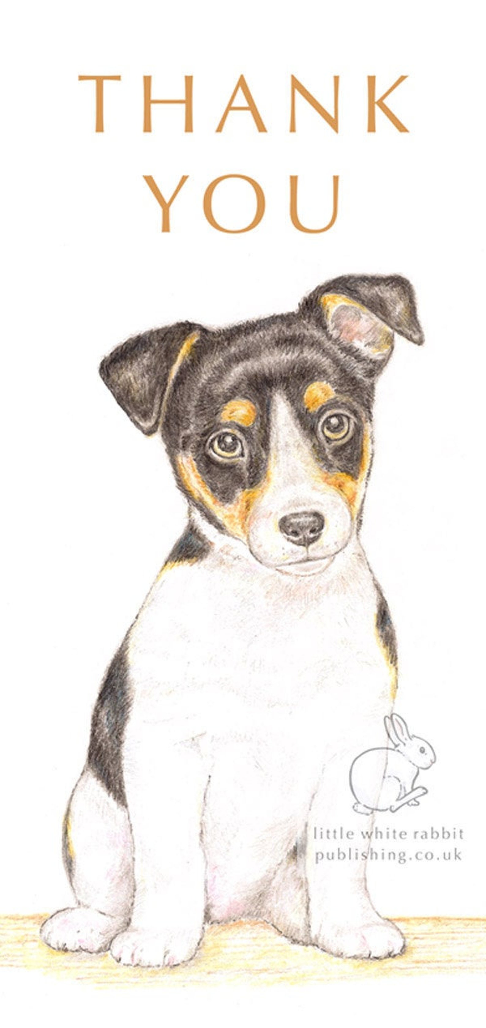 Jack the Jack Russell - Thank You Card - Etsy