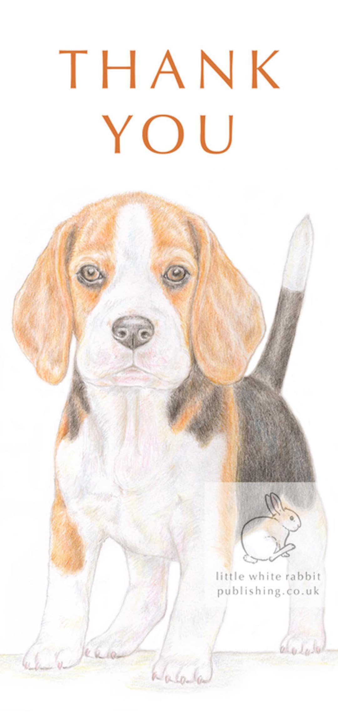 Betty the Beagle - Thank You Card - Etsy